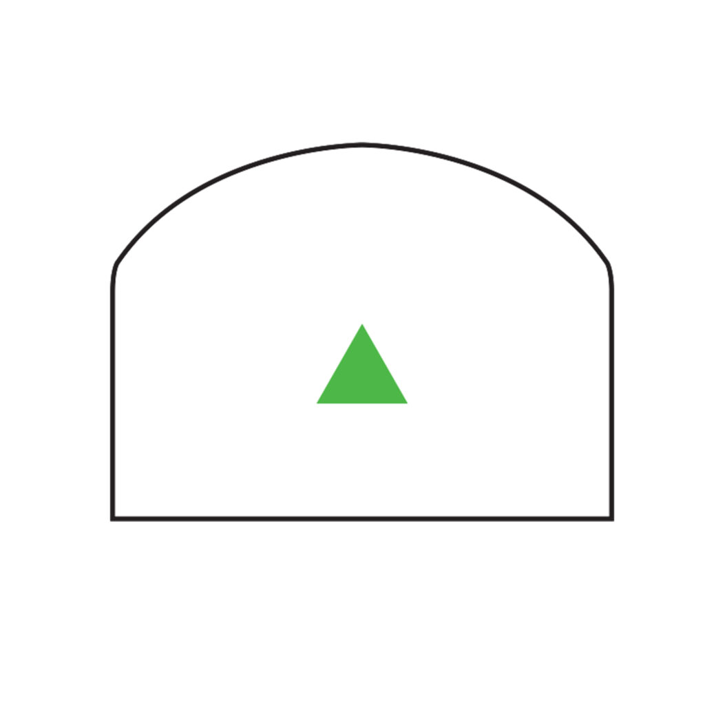 Trijicon RMR Dual Illuminated Reflex Sight - 12.9 MOA Green Triangle ...